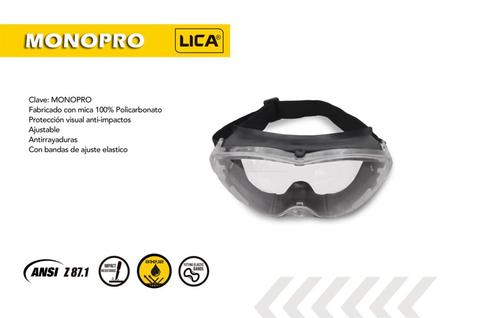 Mono Goggle Pro, Ventilación Indirecta LICA - MMAVI Servicios